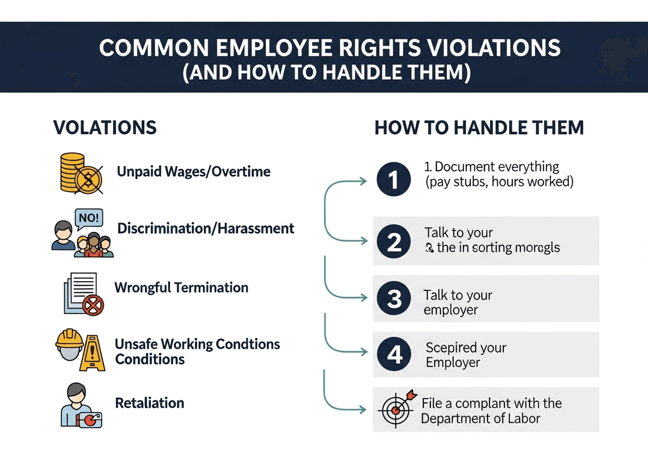 Common Employee Rights Violations (and How to Handle Them) - Global Gurus