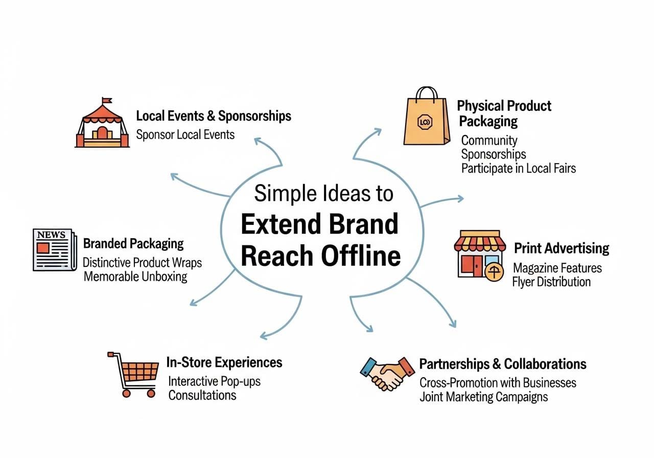 Simple Ideas to Extend Brand Reach Offline - Global Gurus