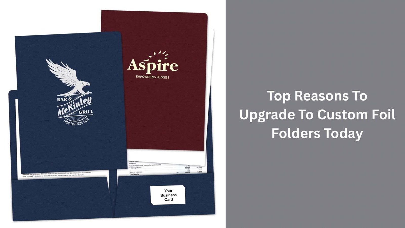 Top Reasons To Upgrade To Custom Foil Folders Today - Global Gurus